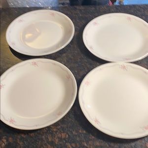 Corelle | Dining | 4 Corelle English Breakfast 25 Dinner Plates | Poshmark